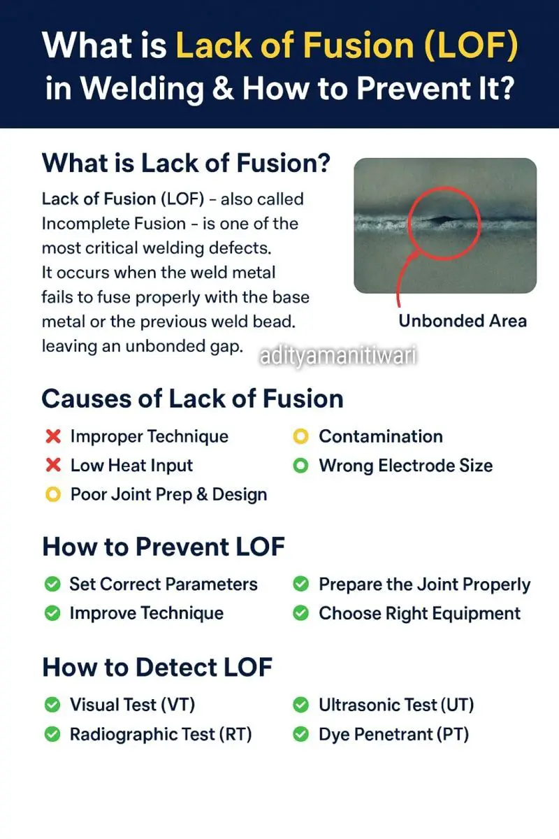 What is Lack of Fusion (LOF) in Welding & How to Prevent It? - Welding ...